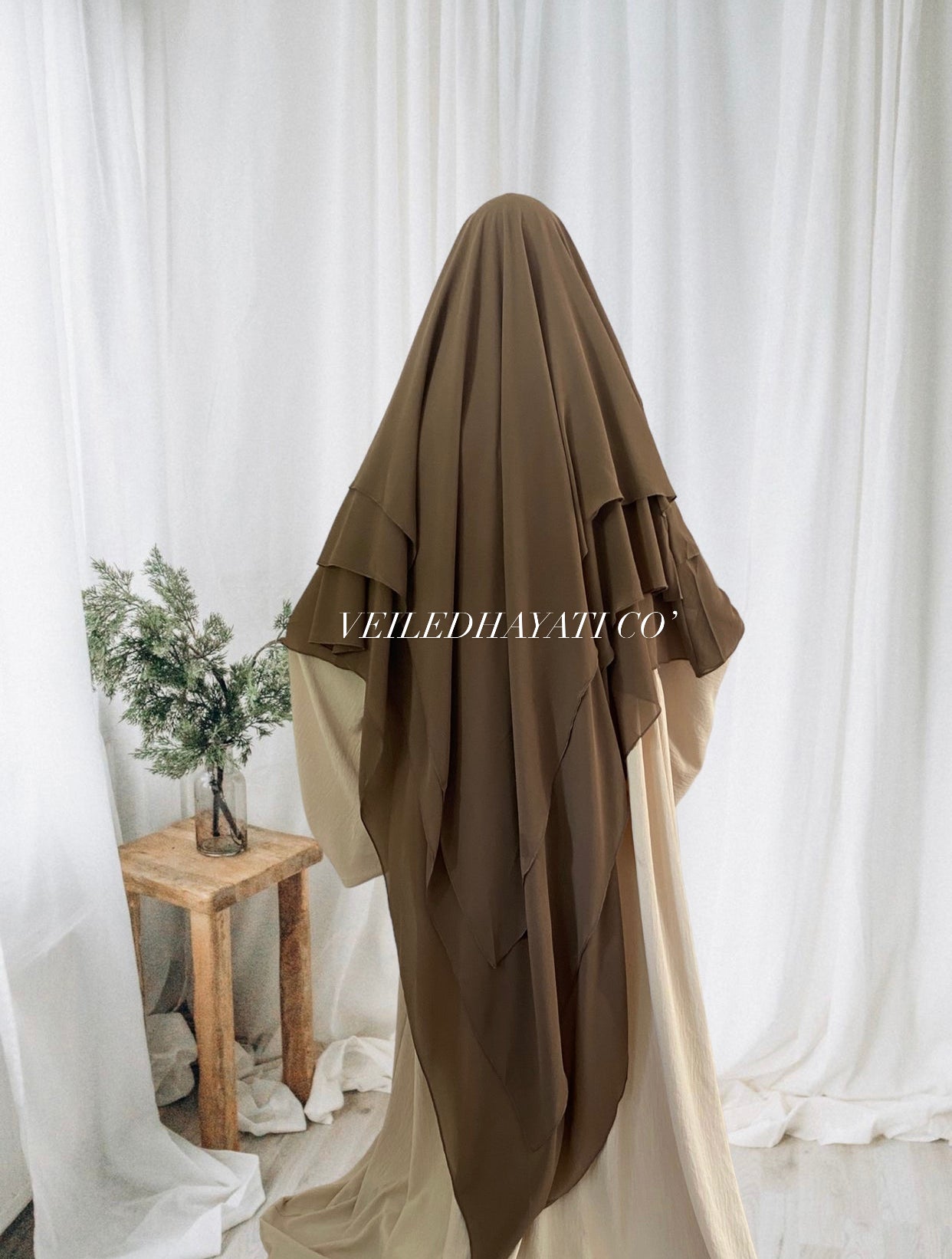 Taupe | Yasmin Khimar – Veiled Hayati